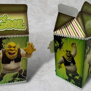 Shrek Candy Box | Shrek Birthday Party With Your Own Name - Etsy