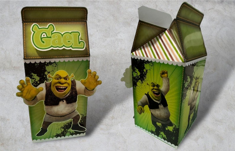 Shrek Candy Box | Shrek Birthday Party With Your Own Name - Etsy