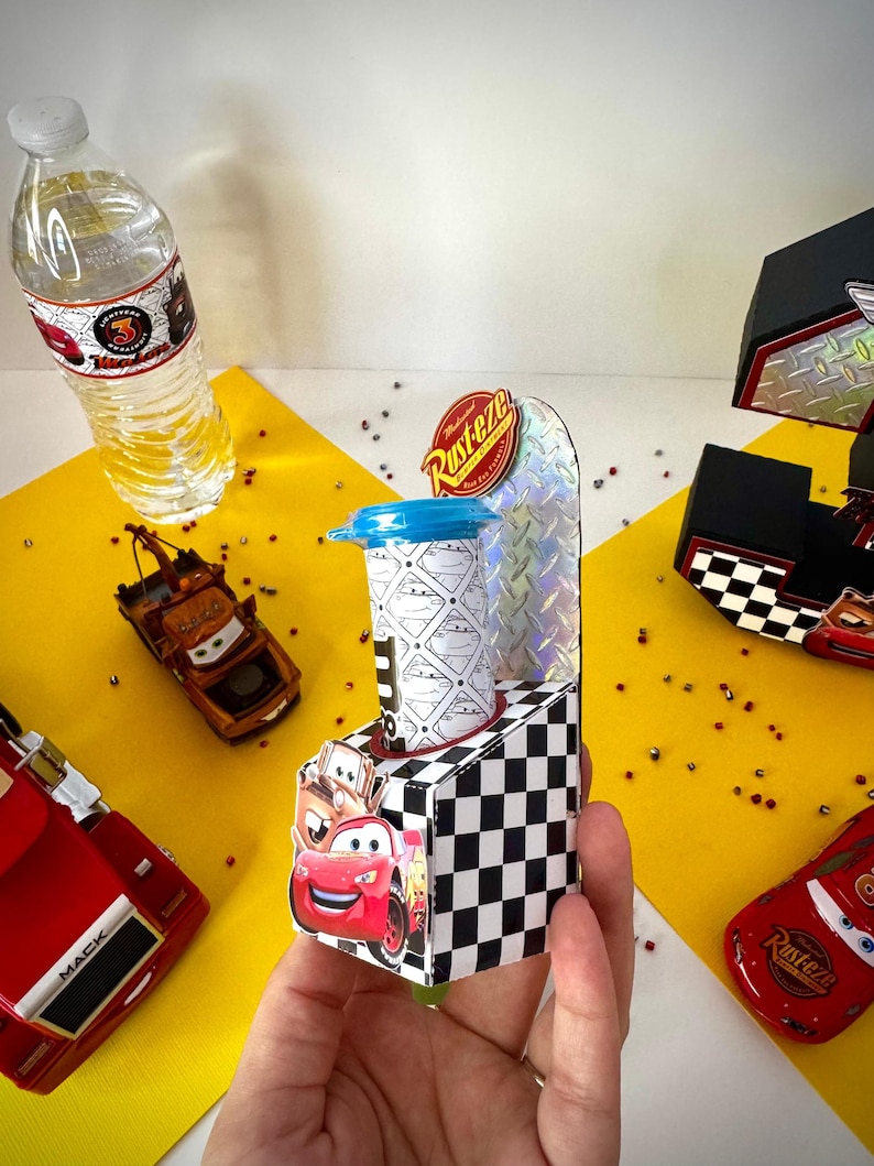 Lightning Mcqueen M&M Box – Cars Party Favor – Custom Candy Box – Rayo ...