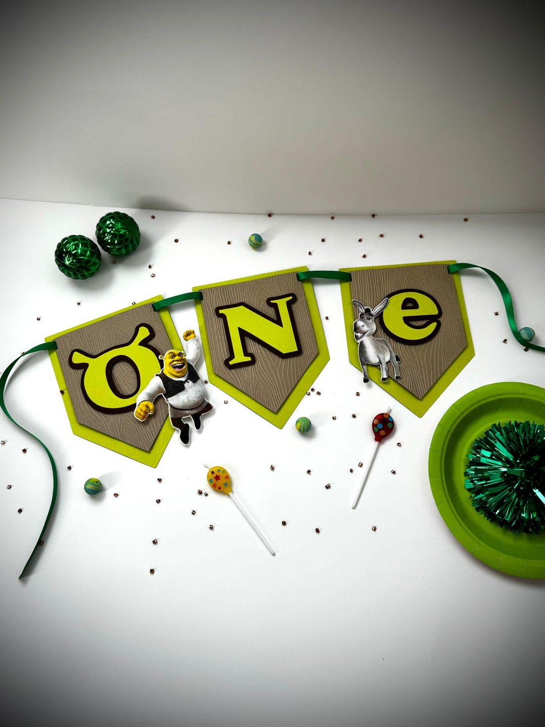 Shrek Birthday Banner Personalized – Party Decoration for Kids - Etsy