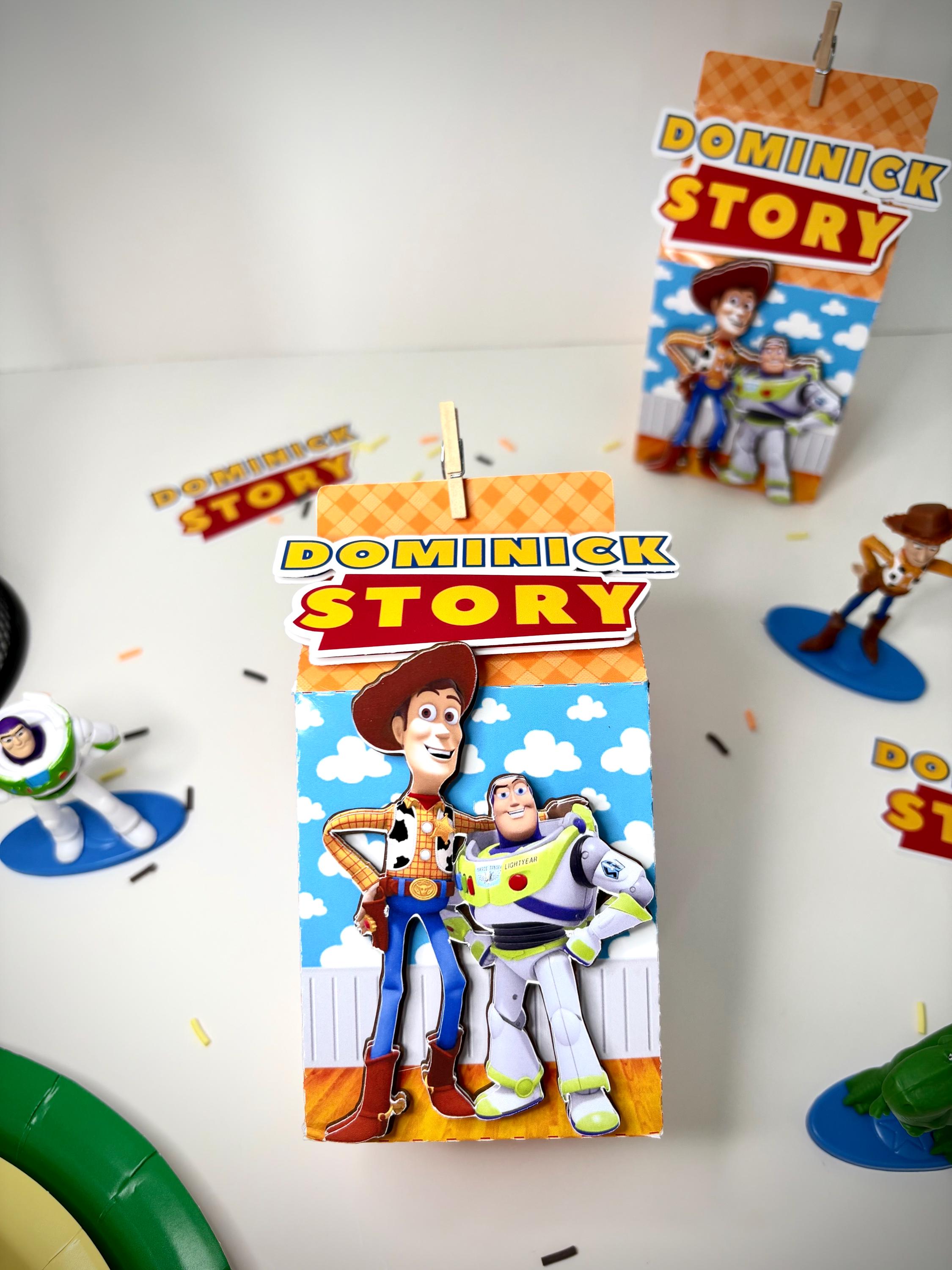 Toy Story Milk Box Party Favor – Personalized Birthday Gift Box - Toy ...