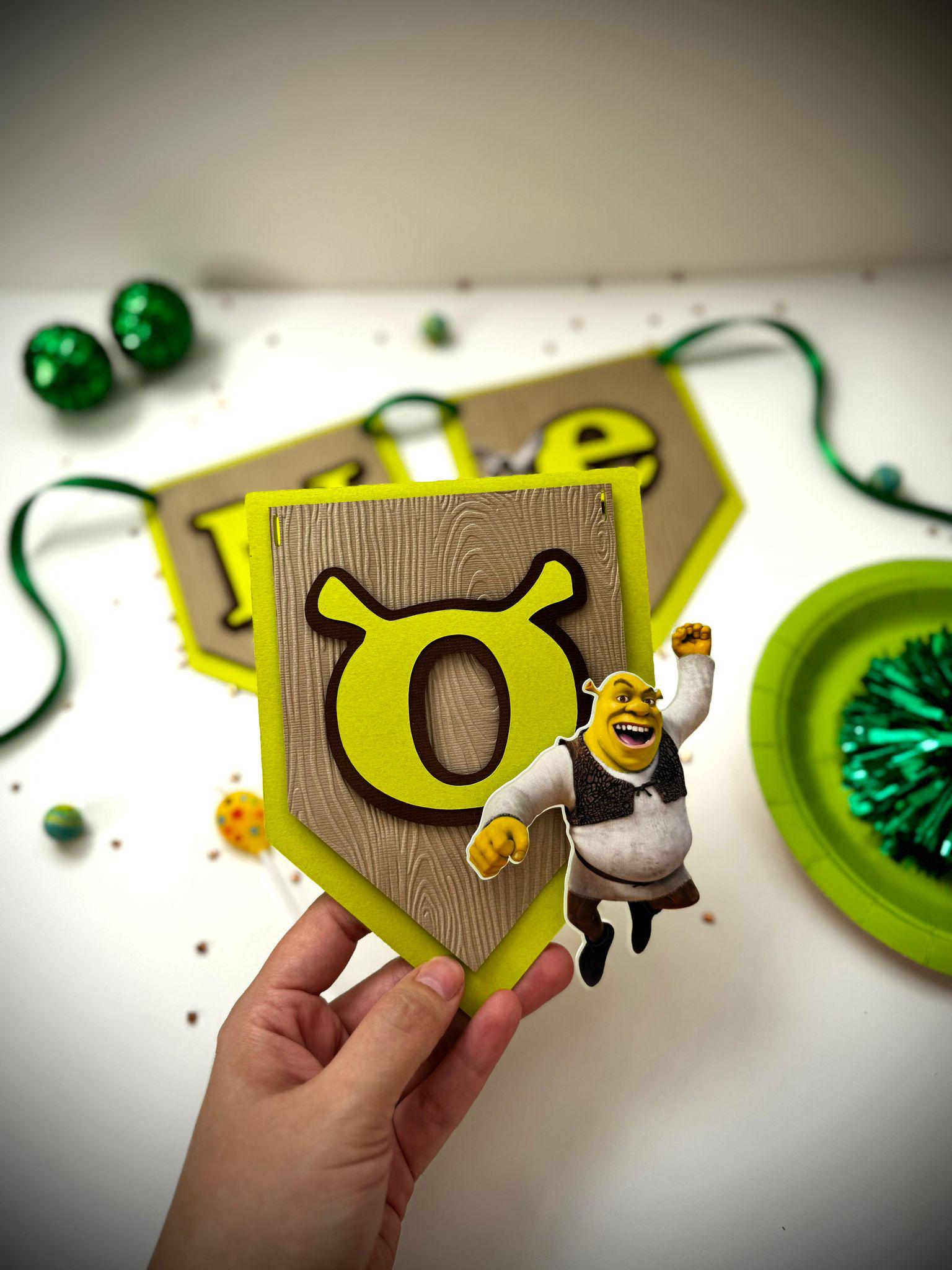 Shrek Birthday Banner Personalized – Party Decoration for Kids - Etsy