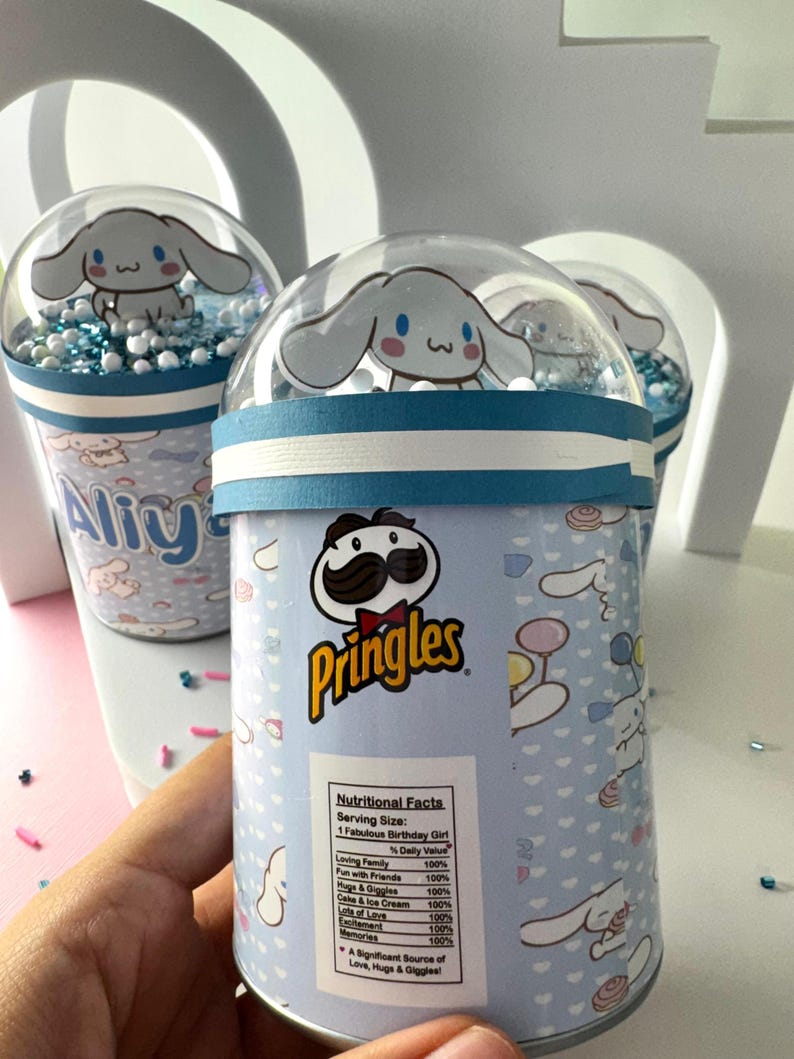 Cinnamoroll Mini Pringles Party Favor – Kawaii Birthday Snack ...