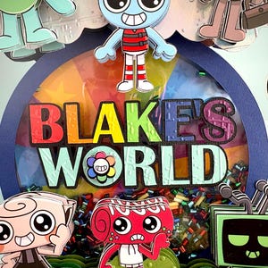 Personalized Dandys World Cake Topper | Shaker Cake Topper | Dandys ...