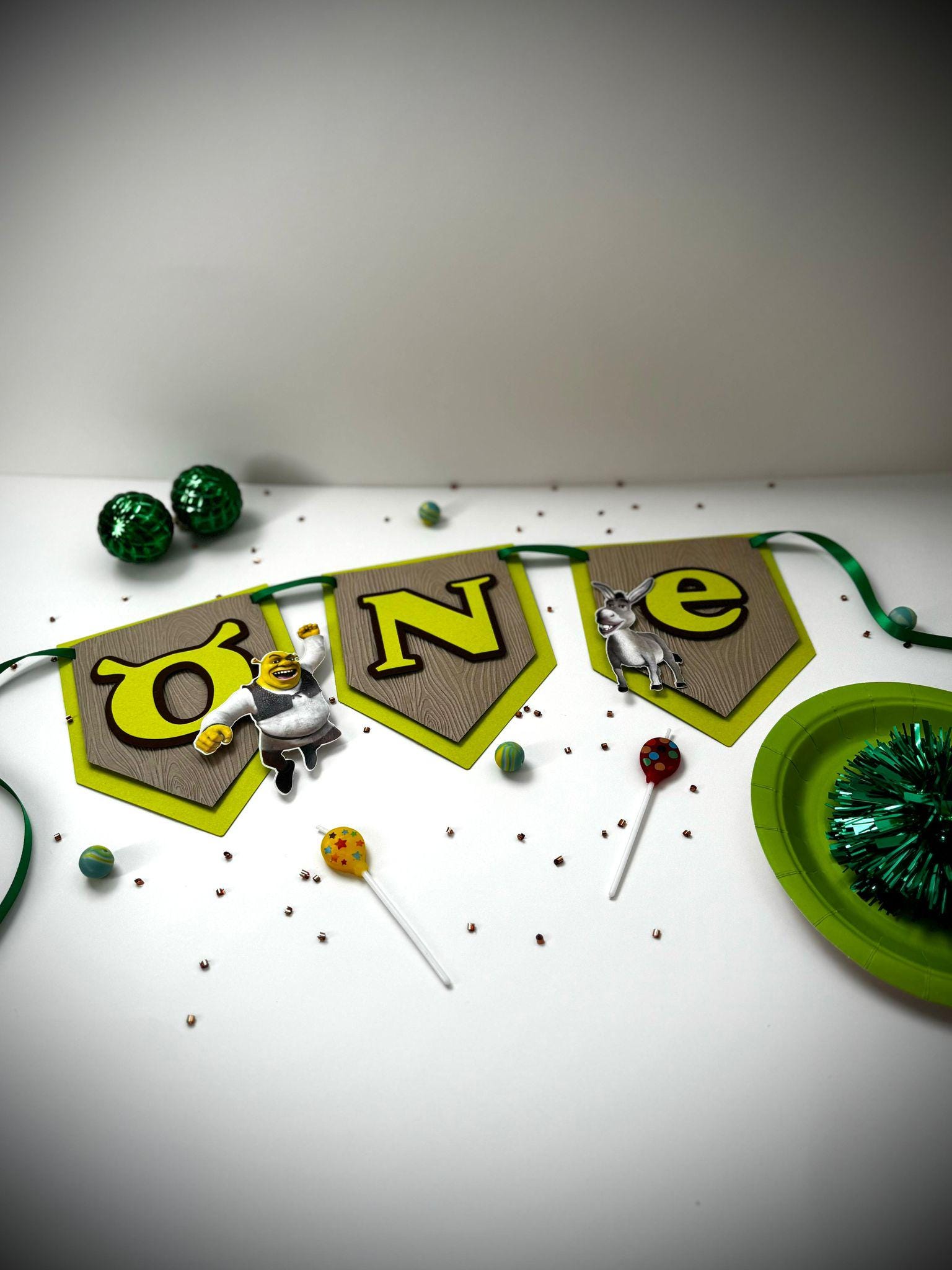 Shrek Birthday Banner Personalized – Party Decoration for Kids - Etsy