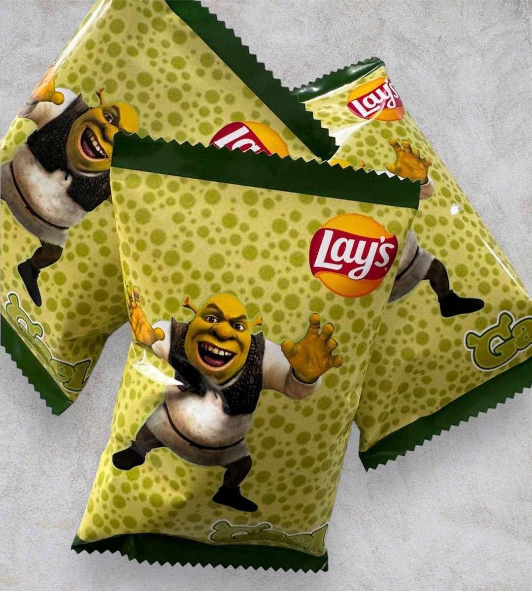 Shrek Chip Bags Shrek Party Favors Shrek Birthday Party Decoration 12 ...