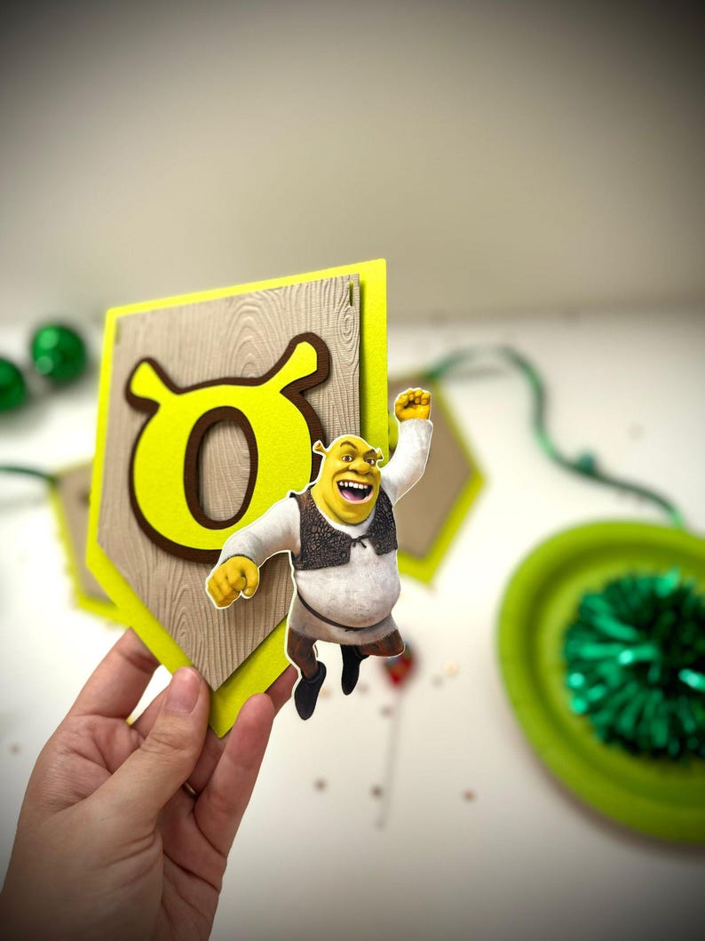 Shrek Birthday Banner Personalized – Party Decoration for Kids - Etsy