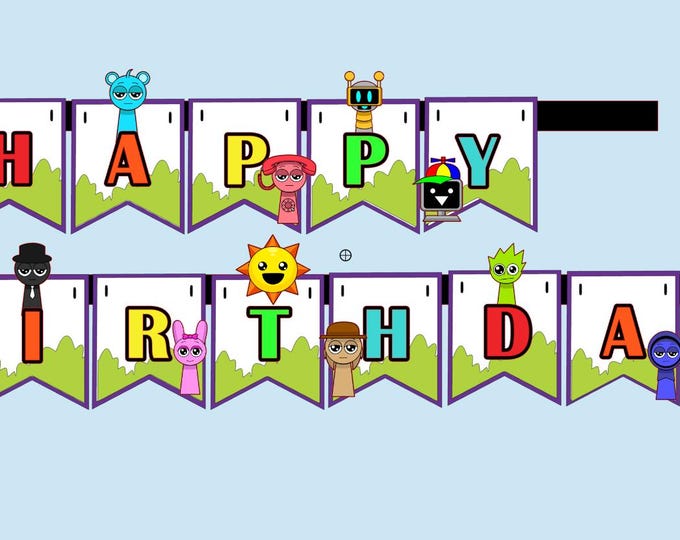 Sprunki Dandy's World Banner | Sprunki Dandy's World Party | Sprunki ...
