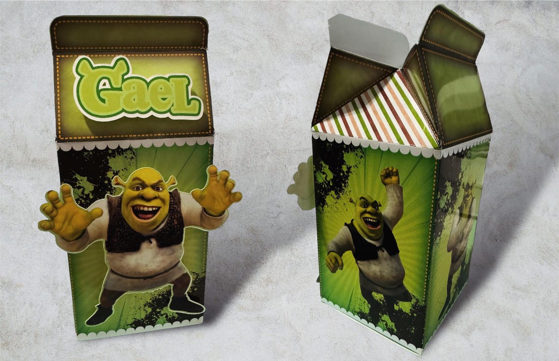 Shrek Candy Box | Shrek Birthday Party With Your Own Name - Etsy