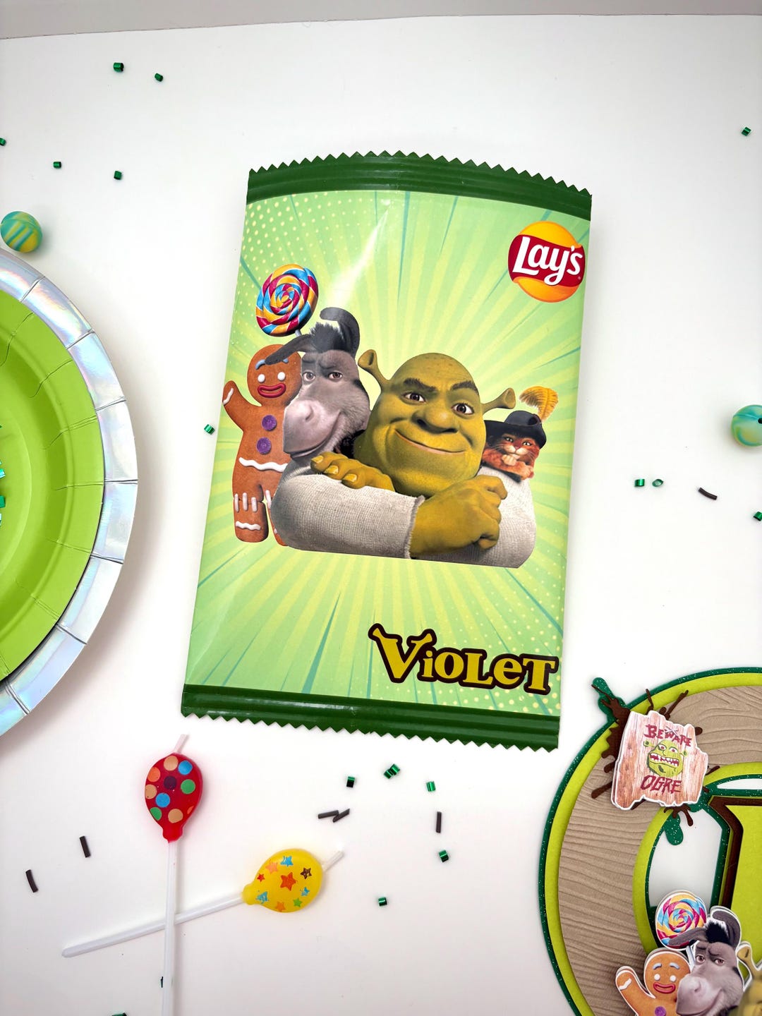 Shrek Chip Bags | Shrek Party Favors | Shrek Birthday Party Decoration ...