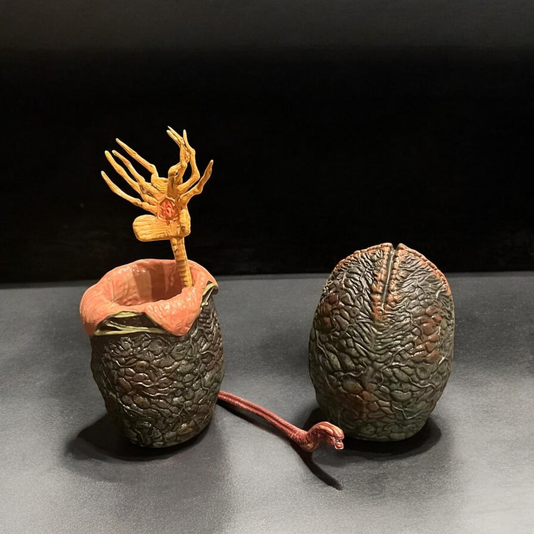 1:6 Scale Alien Egg SET OF 4, Facehugger Embryo, Chestburster Display ...