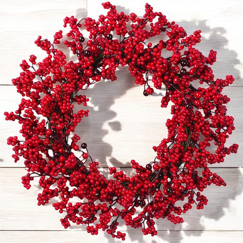 Red Berry Wreath - Etsy