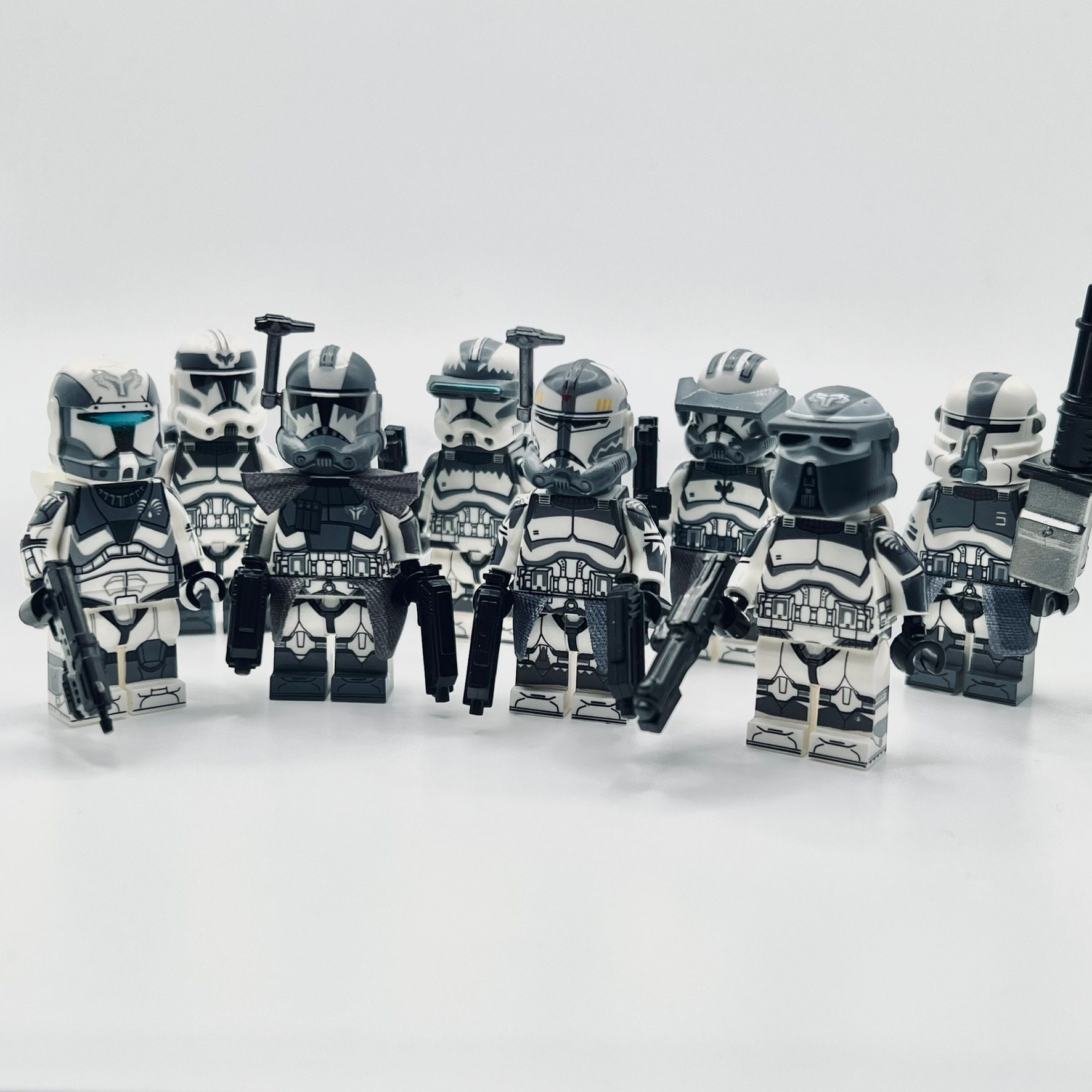 Wolfpack Trooper Phase 2 Custom Figure 104th Battalion Wolfpack Clone Trooper With DC-15S - Etsy