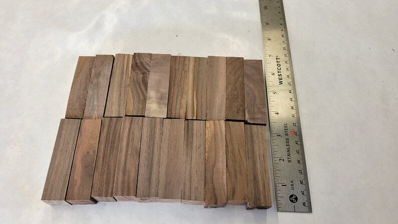 20 Walnut Wood Pen Blanks - Etsy
