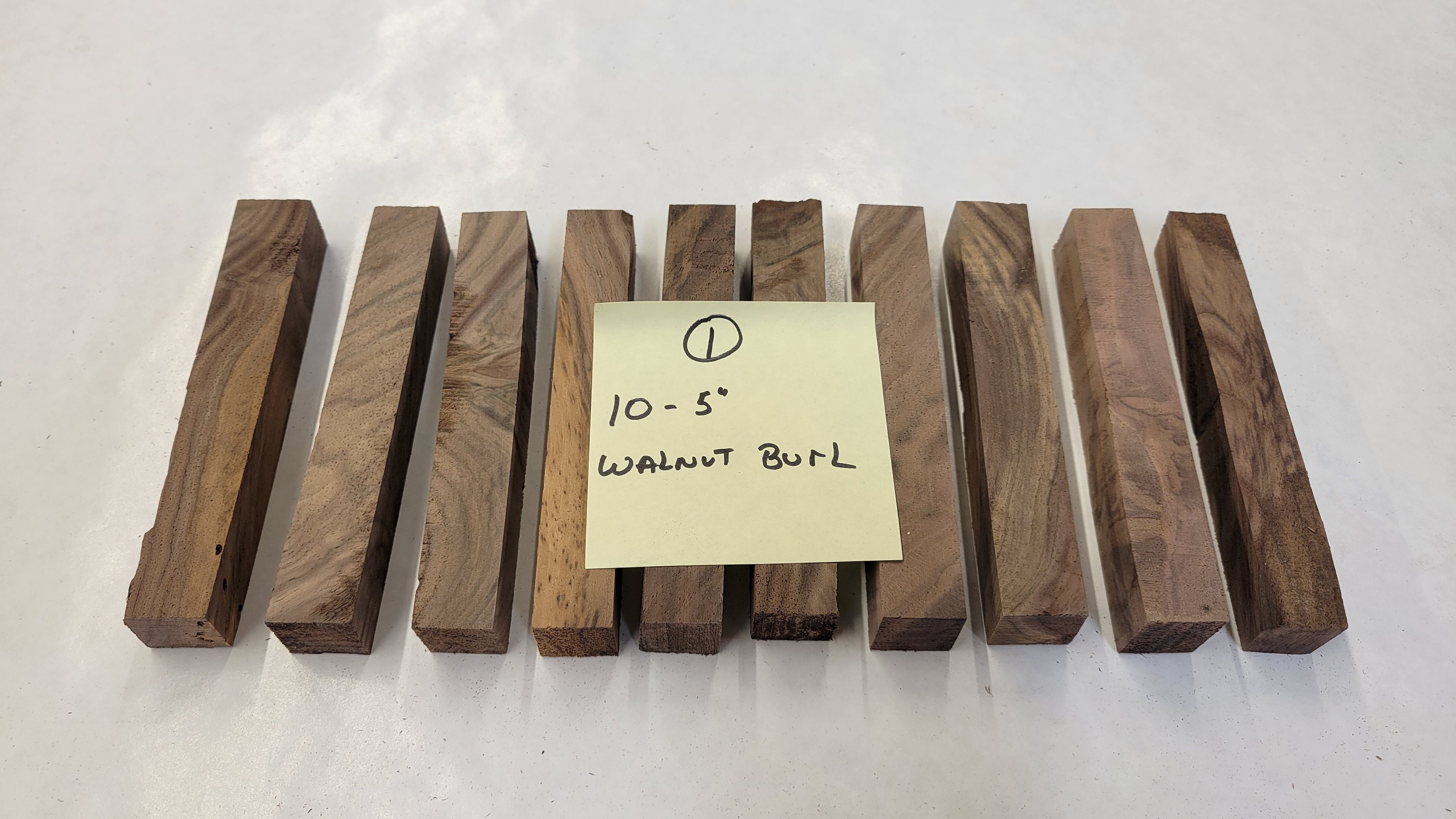 10 Walnut Burl Wood Pen Blanks - Etsy