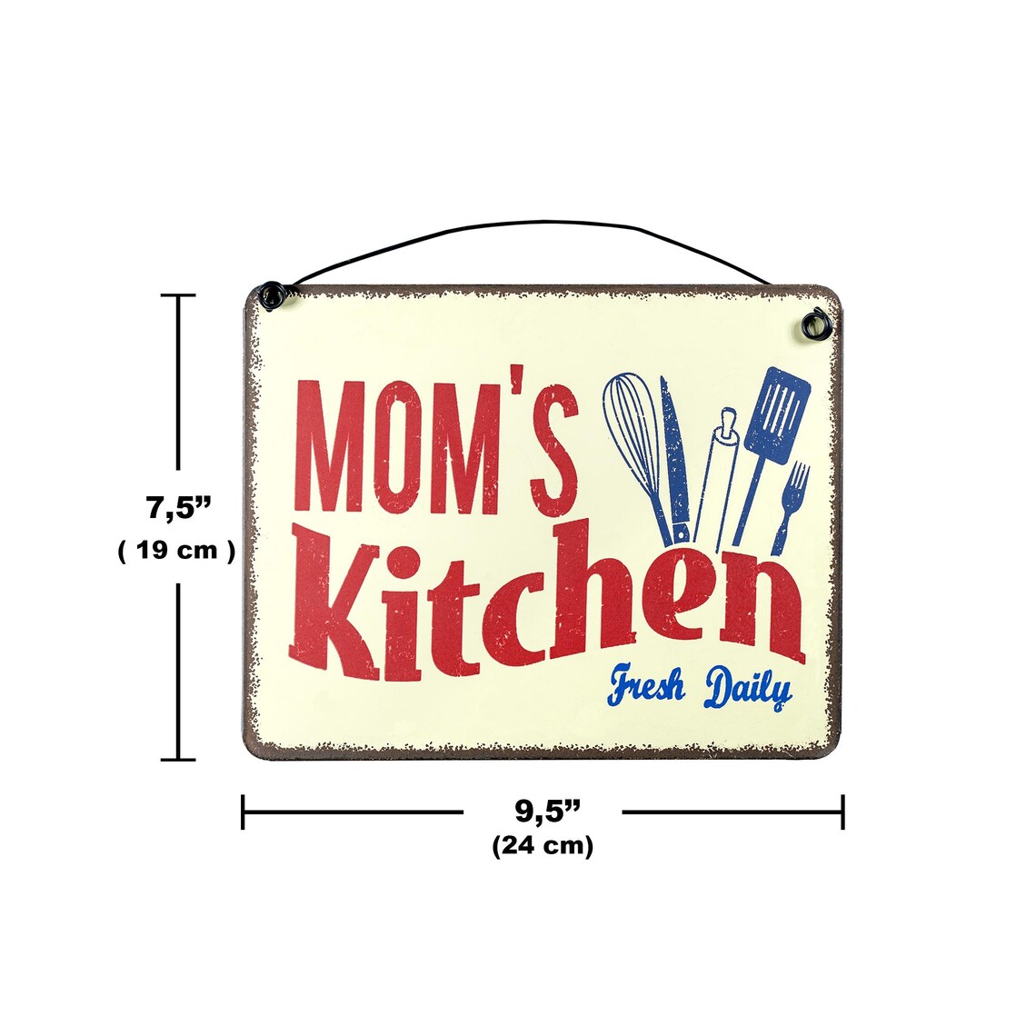 Kitchen Metal Hanging Wall Sign, Cool Home Decor, Kitchen Wall Art ...