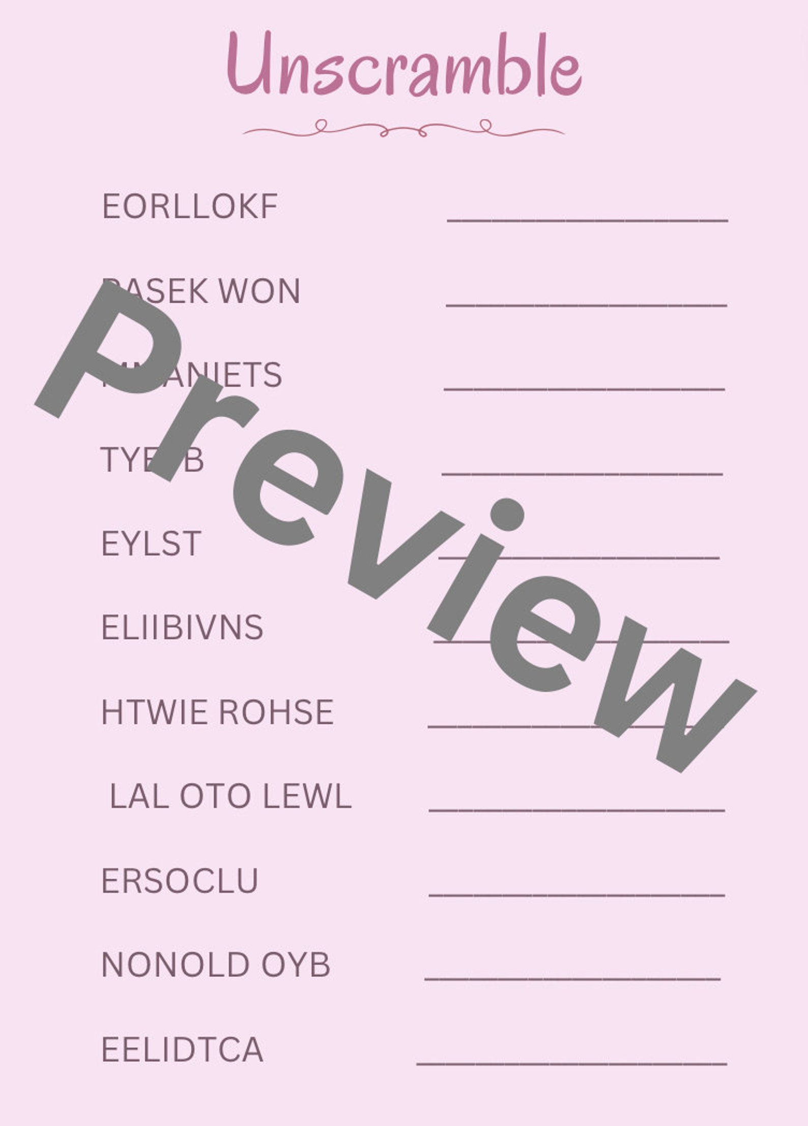 Swiftie Party Games, Taylor Swift Activity Book, Instant PDF Download ...