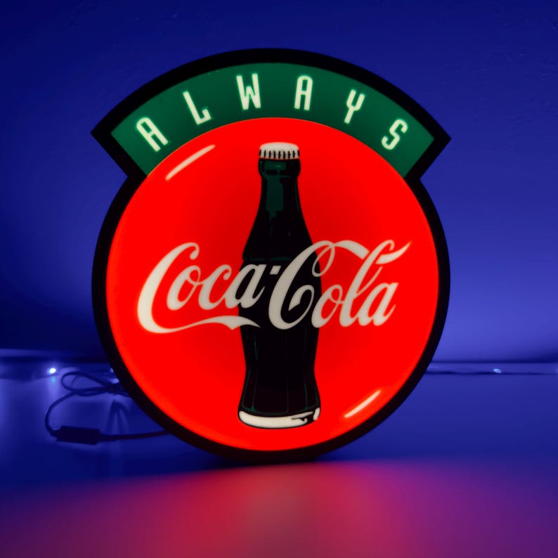 Coca Cola LED Lamp Coca Cola LED Light Bar Lamp Drierable Lamp Night ...