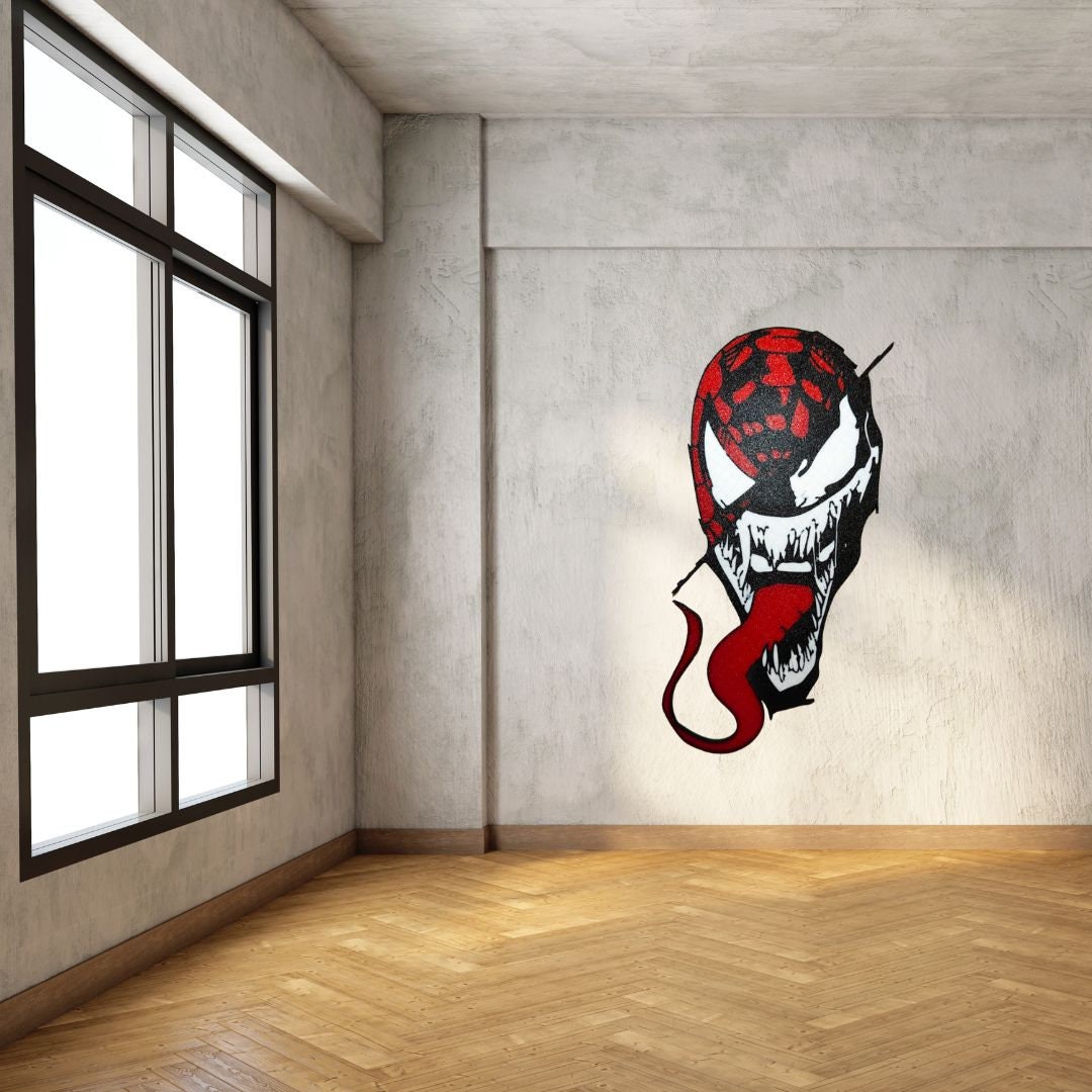 Marvel Avengers Spiderman Venom Adhesive Decoration 3d Decoration Door ...