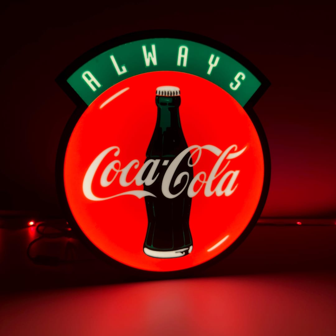 Coca Cola LED Lamp Coca Cola LED Light Bar Lamp Drierable Lamp Night ...