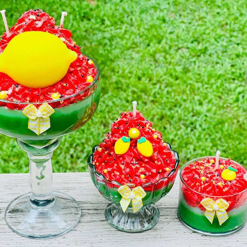 Watermelon Candle - Etsy