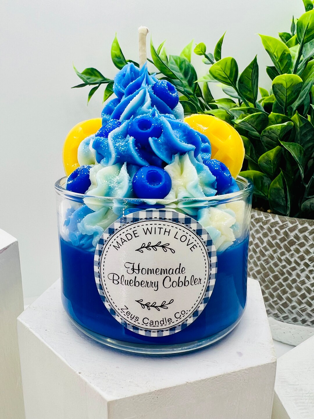 Blueberry Candle Blueberry Cheesecake Candle Blueberrycobbler Blueberry ...