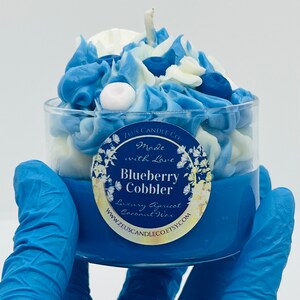Blueberry Candle Blueberry Cheesecake Candle Blueberrycobbler Blueberry ...
