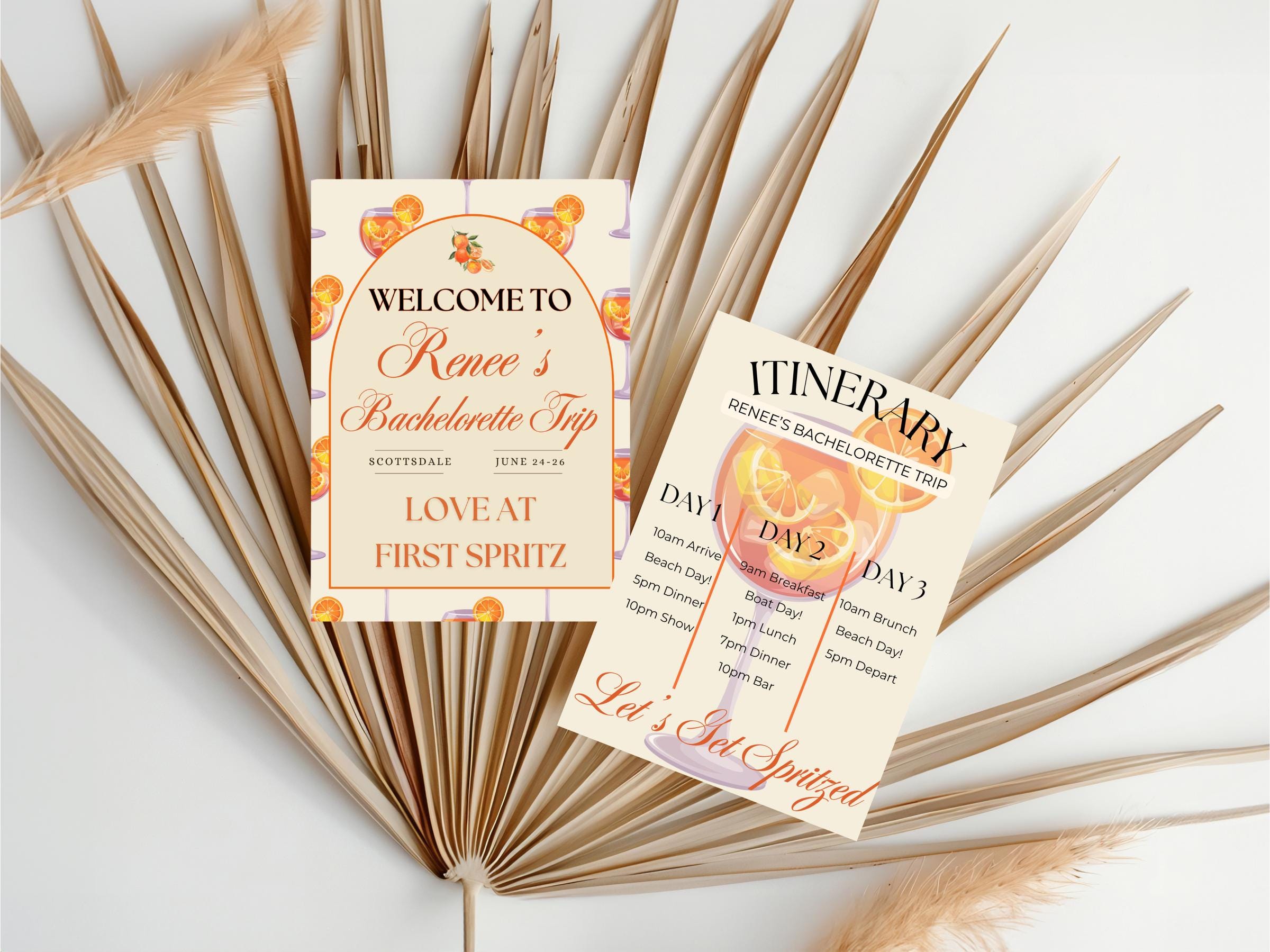 Aperol Spritz Bachelorette Itinerary | Bachelorette Itinerary | Girls ...