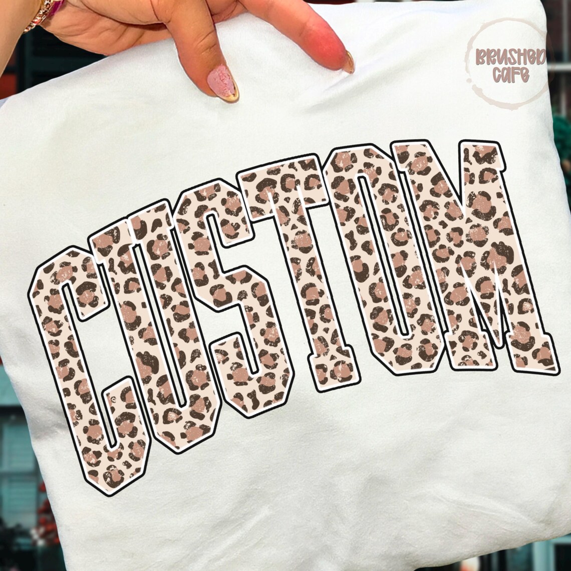 Custom Leopard Print PNG: Custom Name Png, Custom Mascot Shirt Design ...