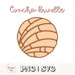 Concha SVG - Mexican SVG - Concha Bundle Pan Dulce PNG - Mexican Sweet ...