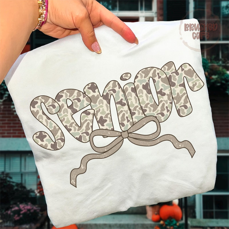 Camo Senior 2026 Tshirt - Etsy