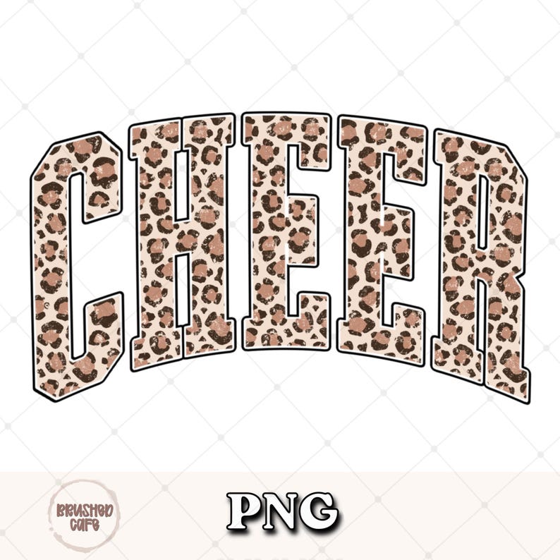 Retro Cheer PNG: Cheer Leopard Print Shirt Design (digital Download) - Etsy