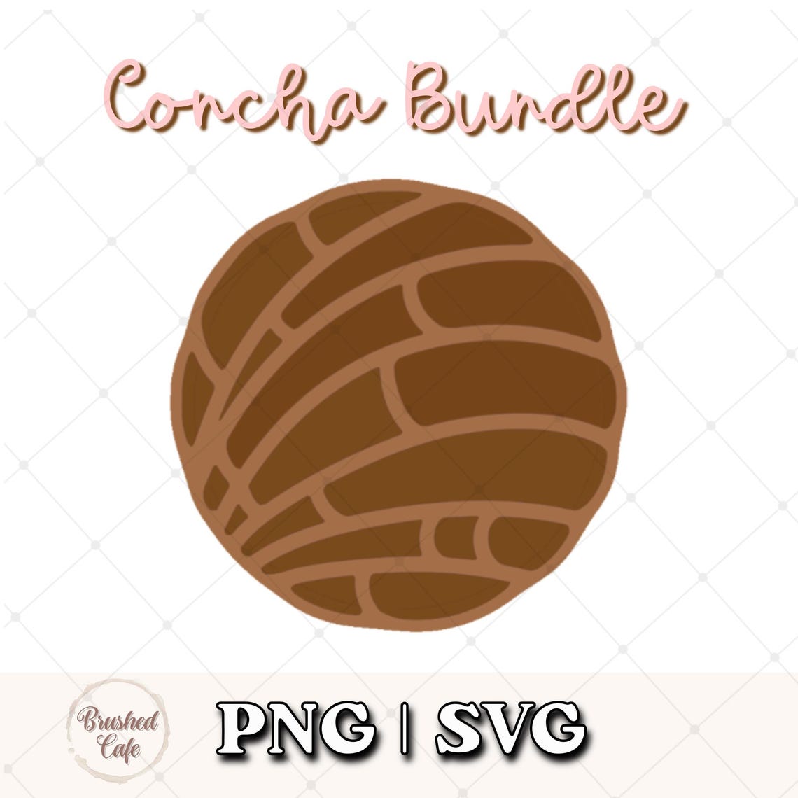 Concha SVG - Mexican SVG - Concha Bundle Pan Dulce PNG - Mexican Sweet ...