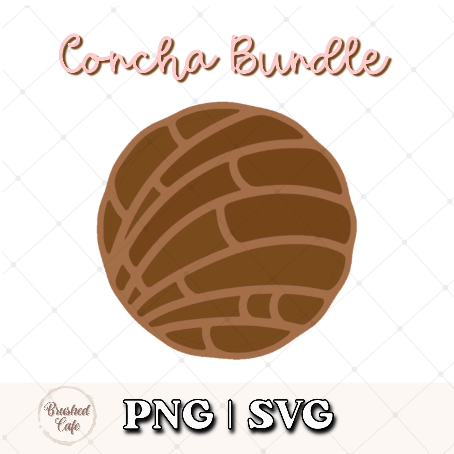 Concha SVG - Mexican SVG - Concha Bundle Pan Dulce PNG - Mexican Sweet ...