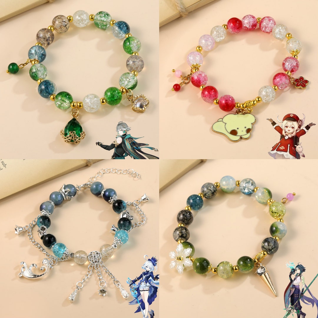 Handmade Genshin Impact Character Bracelet, Custom Genshin-inspired ...