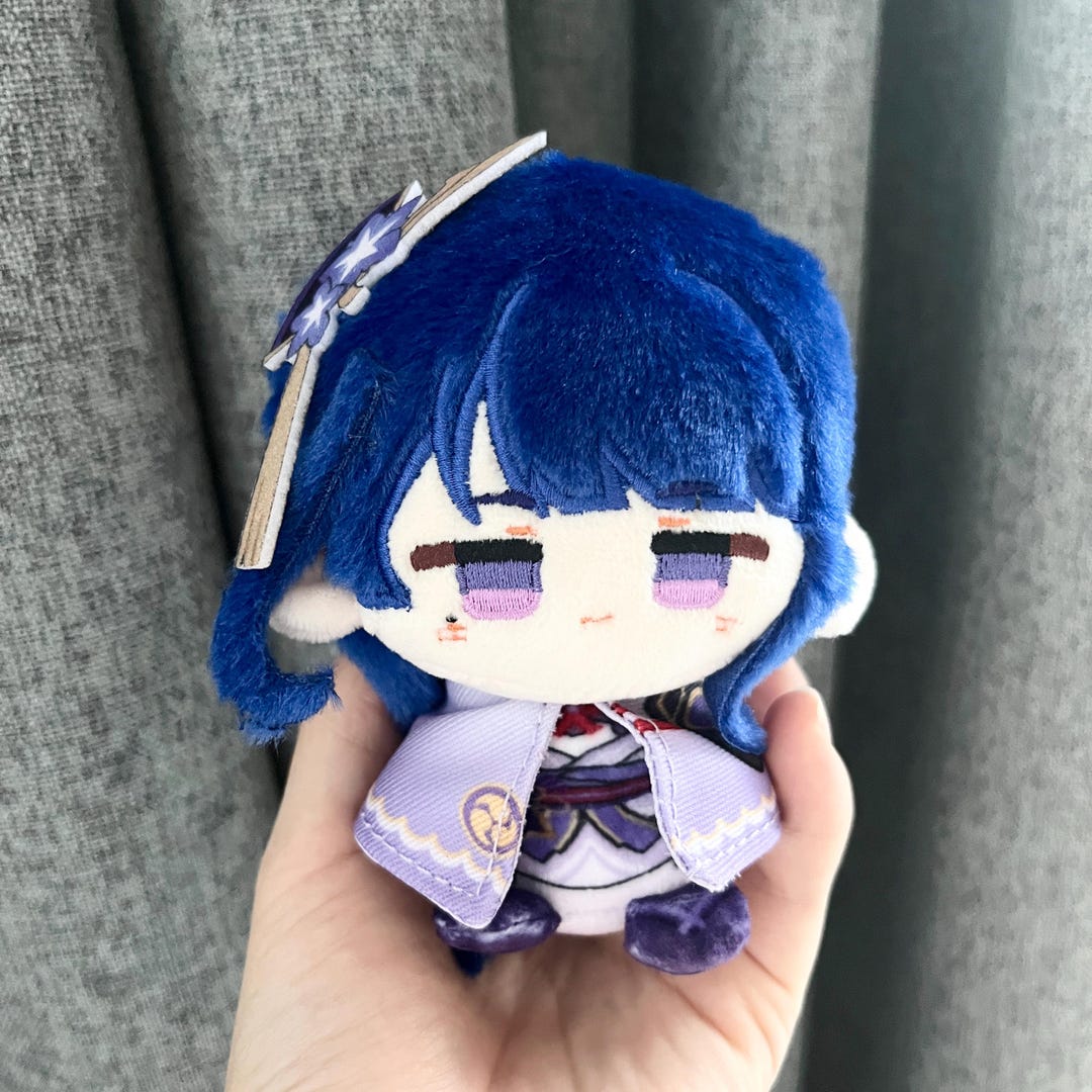 Genshin Impact Raiden Shogun Plushie, Handmade Genshin Impact Stuffed ...