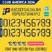 Club America Font Jersey Vector 2024 Pdf, Svg, Ttf, Dxf. - Etsy