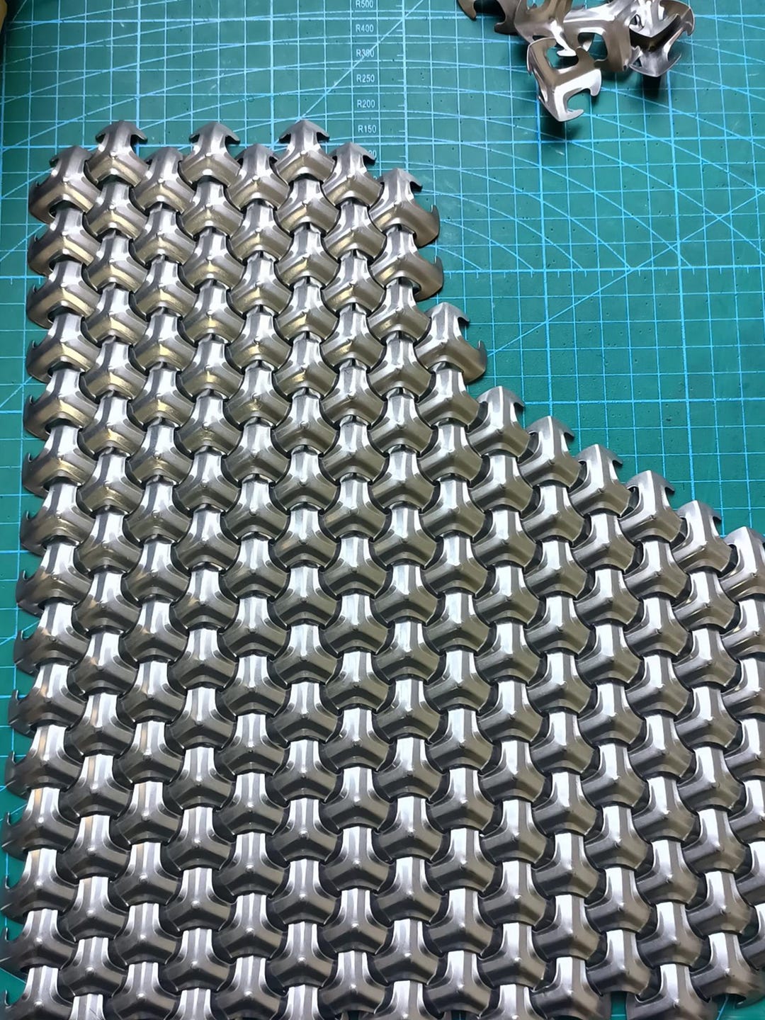 Stainless Steel Armor Plates Pieces Loose Lamellar Plates DIY ...