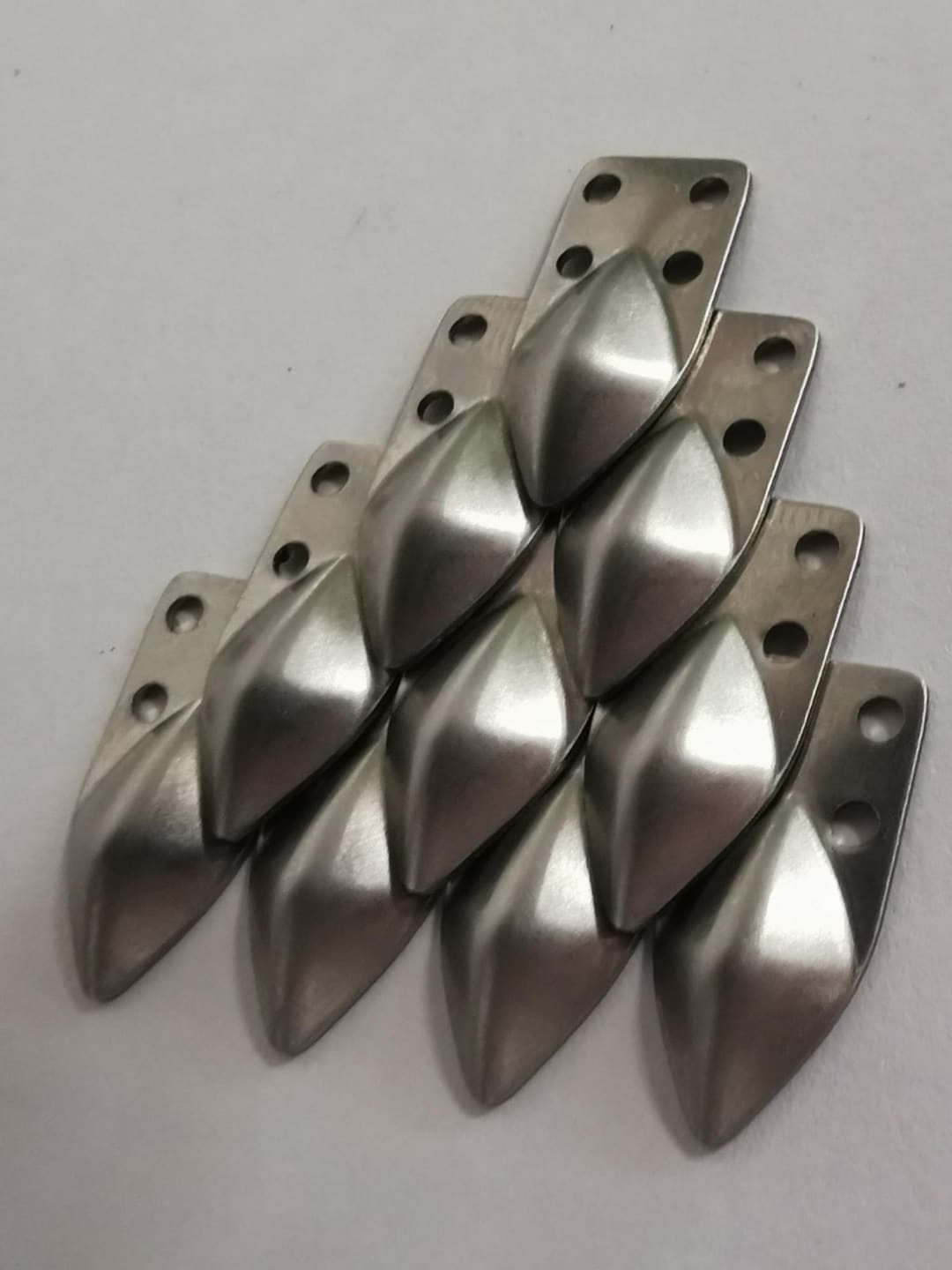 Stainless Steel Armor Plates Pieces Loose Lamellar Plates DIY ...
