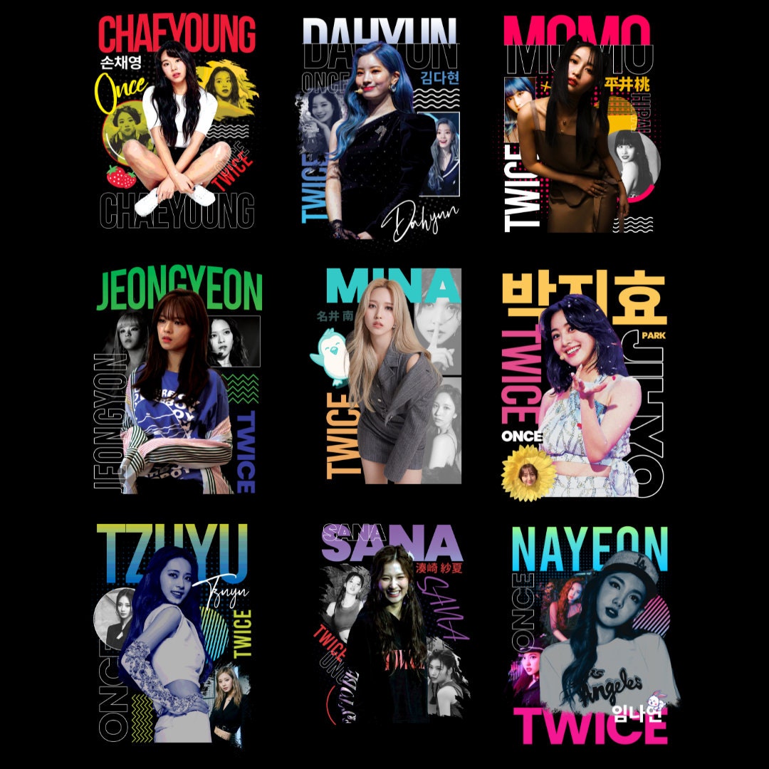 Twice Shirt Design, Twice KPOP Bootleg Shirts, Twice Poster, Twice ...