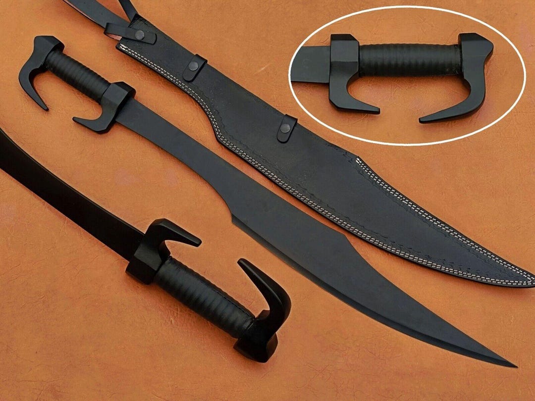 300 SPARTAN Replica Sword of KING LEONIDAS , Sword With Leather Sheath ...