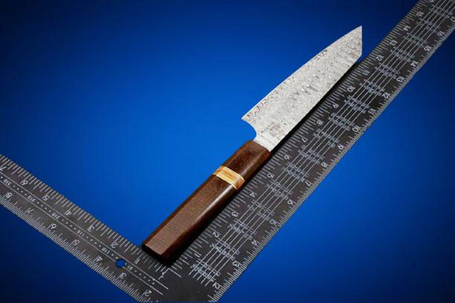 Chef Knife Damascus HAND FORGED Long Lasting Durable Edge Premium Wood ...