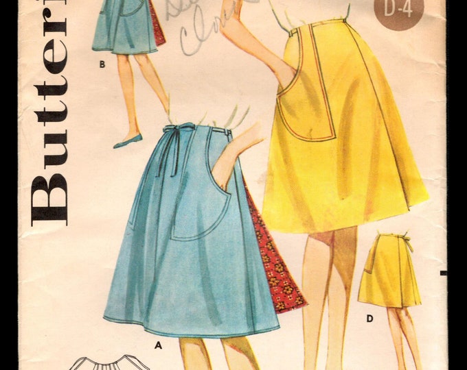 Vintage 1960s Adorable Midriff Dress Sewing Pattern Size 14 Bust 34 ...