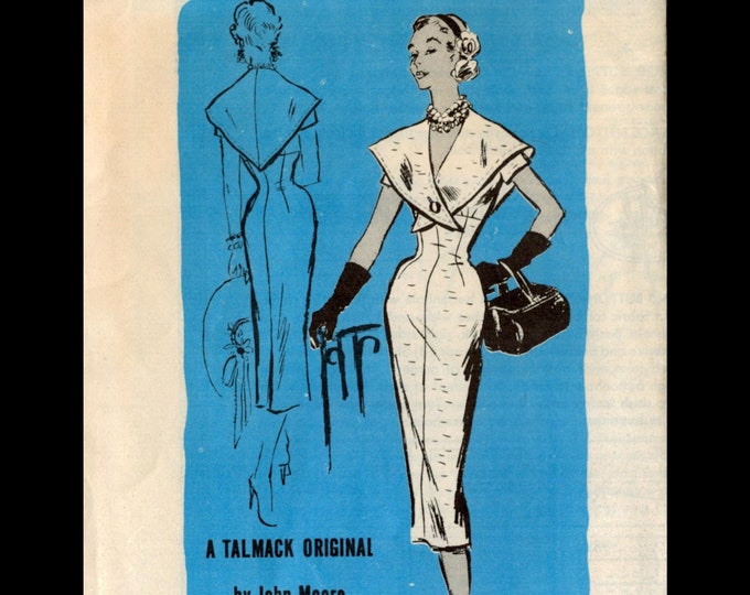 Vintage 1950s Prominent Designer Pattern- a Talmack Original by John ...