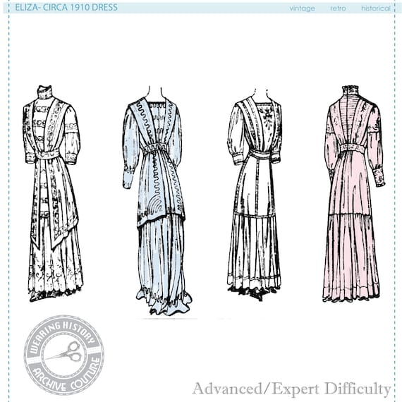 Vintage 1900 Dress Patterns