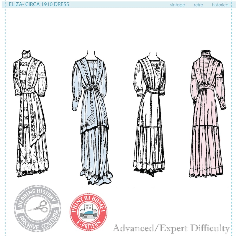 Edwardian Simplicity Patterns - Etsy