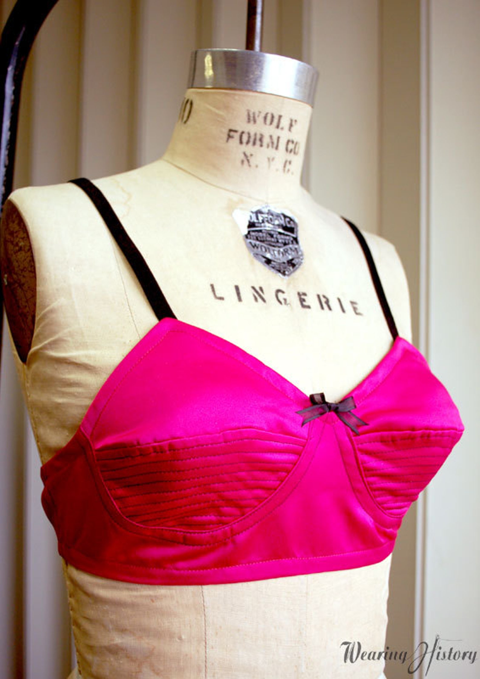 E-pattern- 1940s Brassiere Bra Sewing Pattern- PDF- Wearing History - Etsy