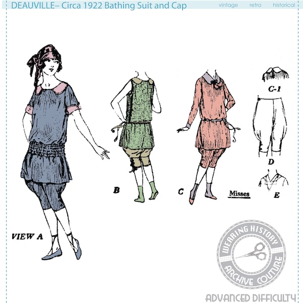 1920s Bathing Suit - Etsy