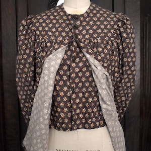 E-pattern- Victorian 1890s 1897 Morning Jacket- Bust 36"- Wearing ...