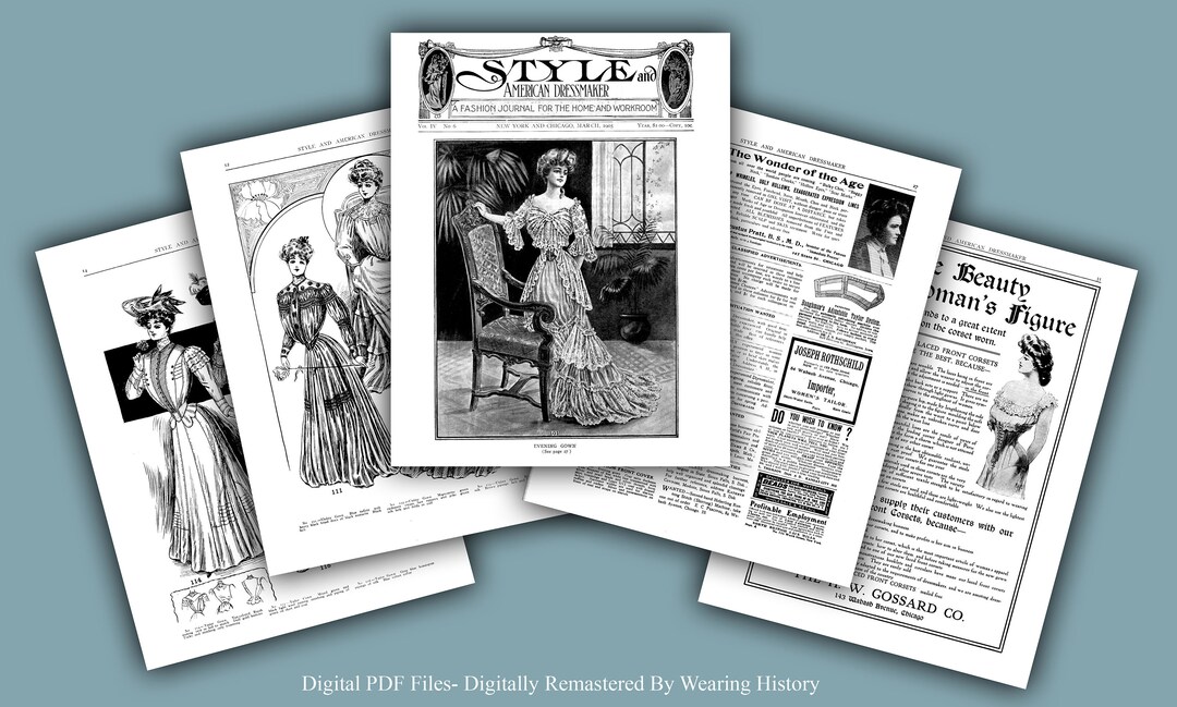 PDF E-book- March 1905 Style and American Dressmaker Magazine ...